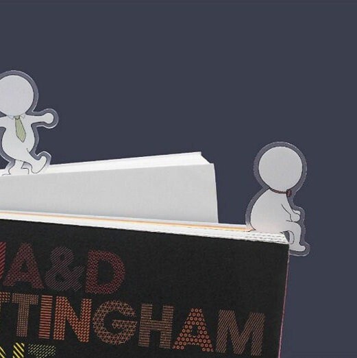 Cute Mini Boy Bookmark Book Reading Office School Work From Home ...