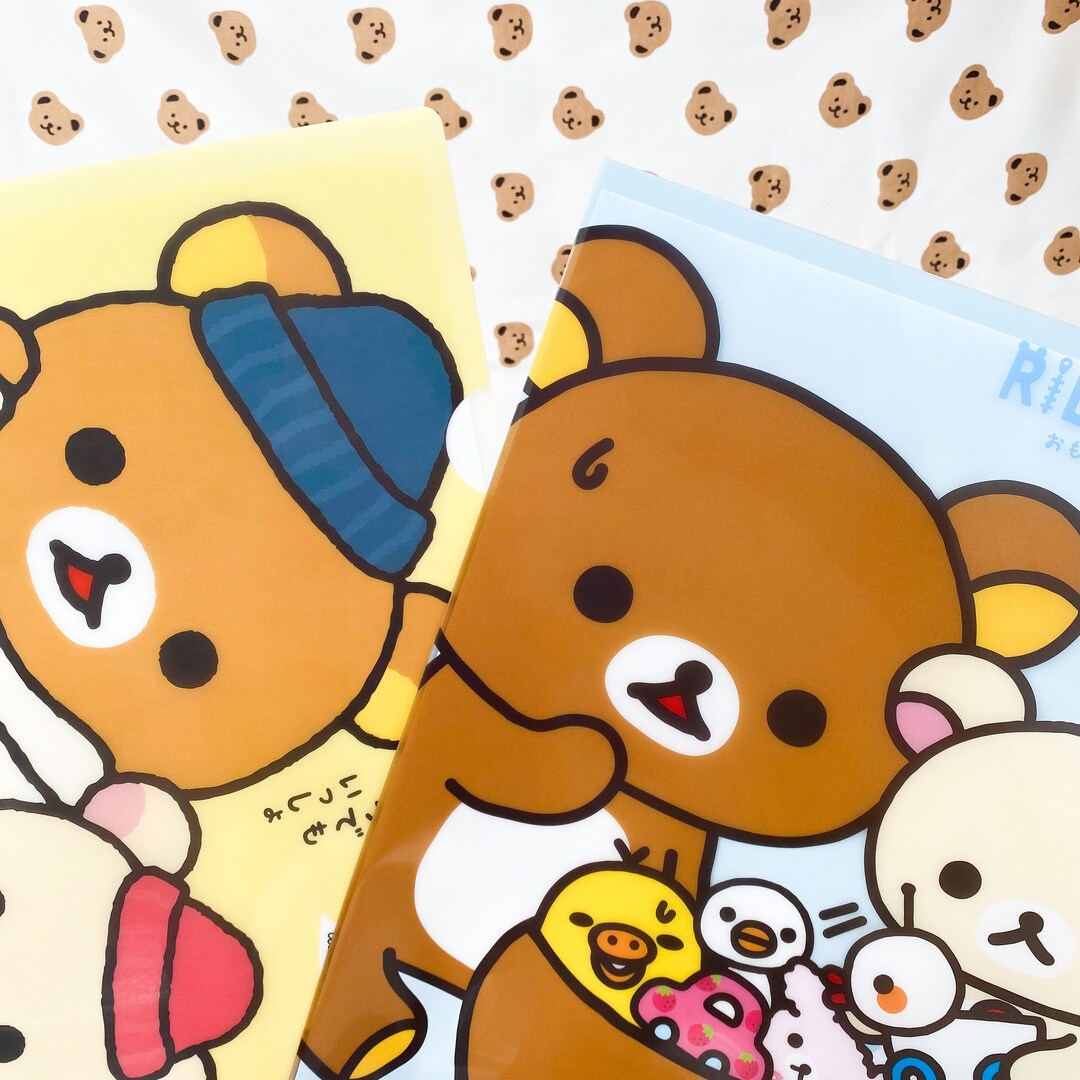 Rilakkuma A4 Doc File Cute Folder Made in Japan Perfect Organise ...