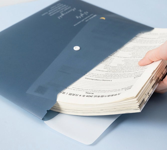 Night and Midnight A4 Doc File Blue Folder Perfect Organise Documents ...
