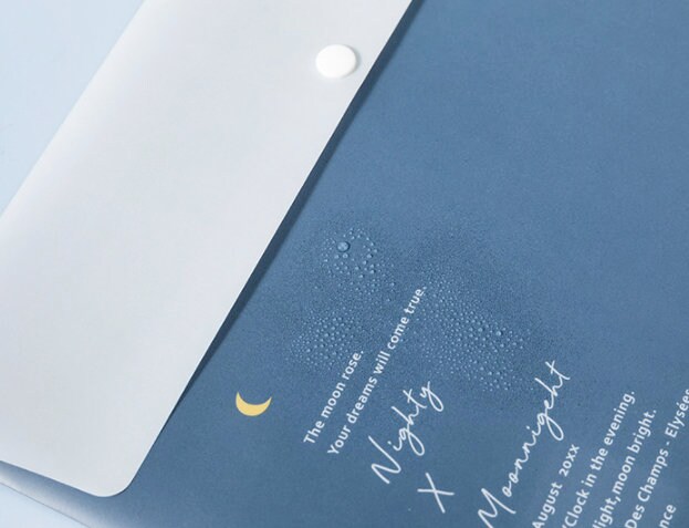Night and Midnight A4 Doc File Blue Folder Perfect Organise Documents ...