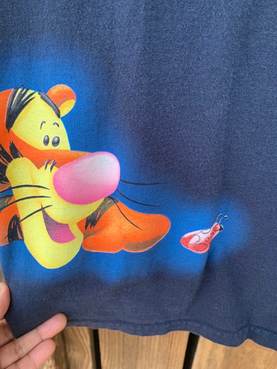Vintage Tigger & Lady bug Jerry Leigh blue t-shirt si… - Gem