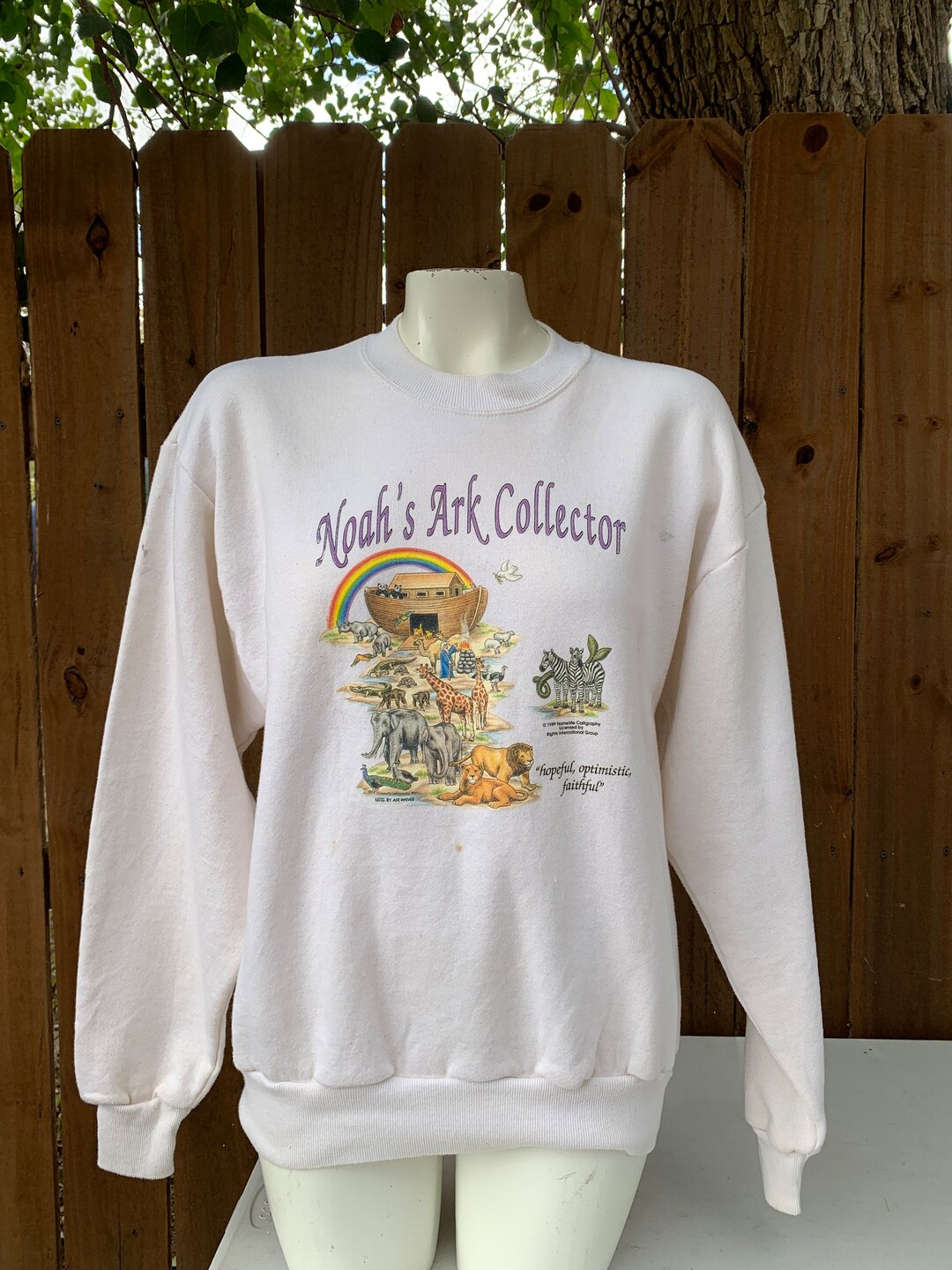 Vintage 1999 Noahs Ark Collector Sweatshirt Size Medium, Hopeful ...