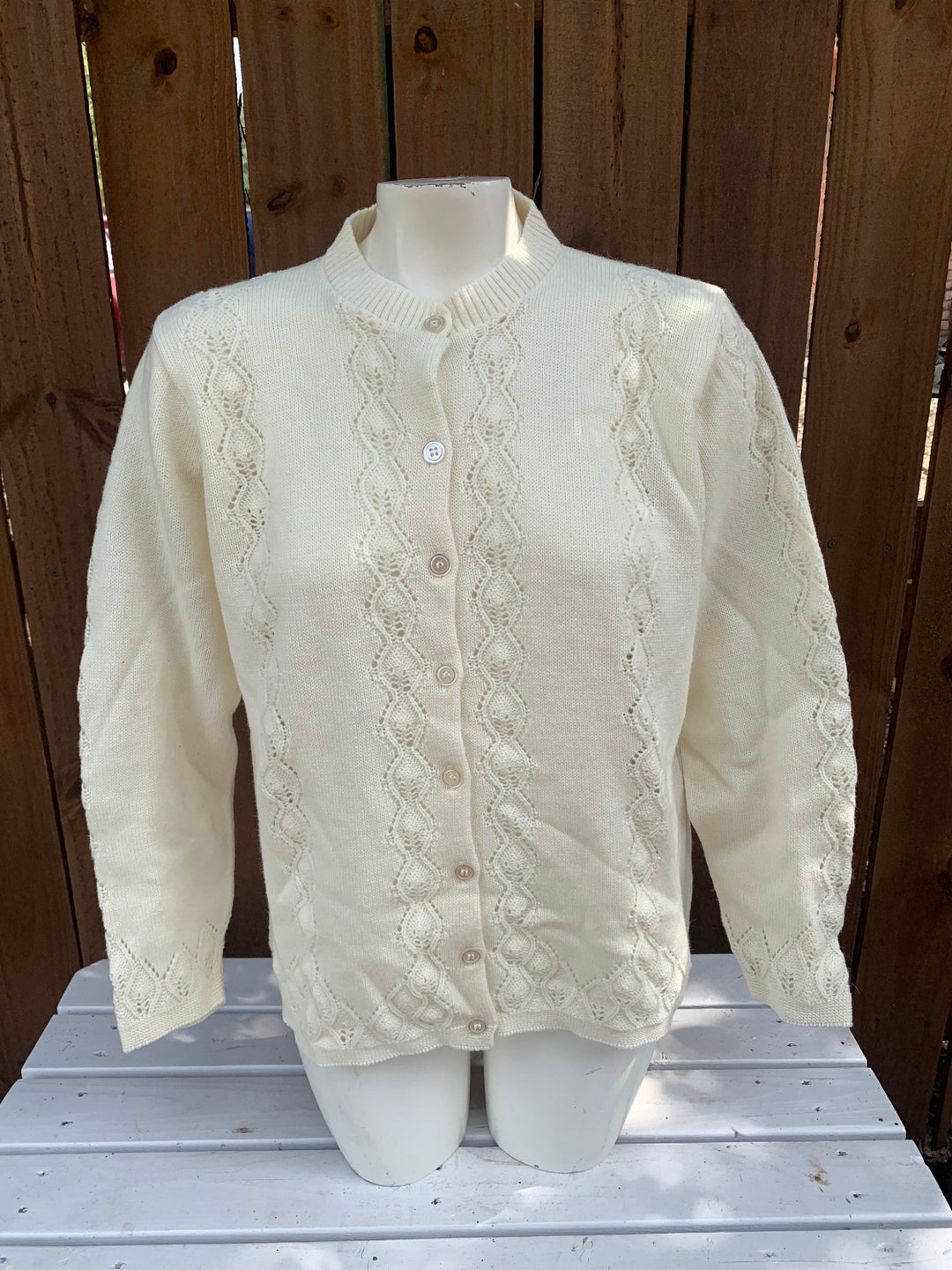 Vintage 80’s Kenneth Too! Womens Cardigan Sweater Size S/M - Etsy