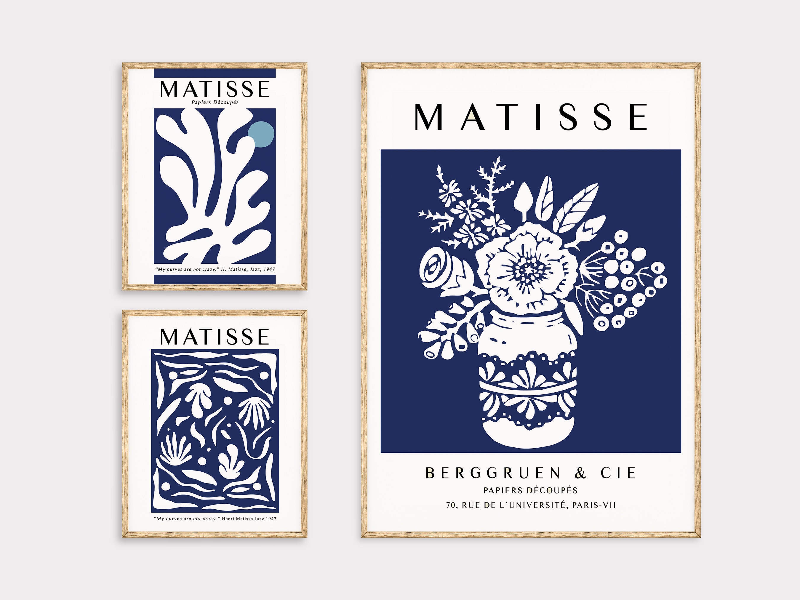 Henri Matisse Exhibition Art Set, Matisse Print Set, Gallery Wall Set ...