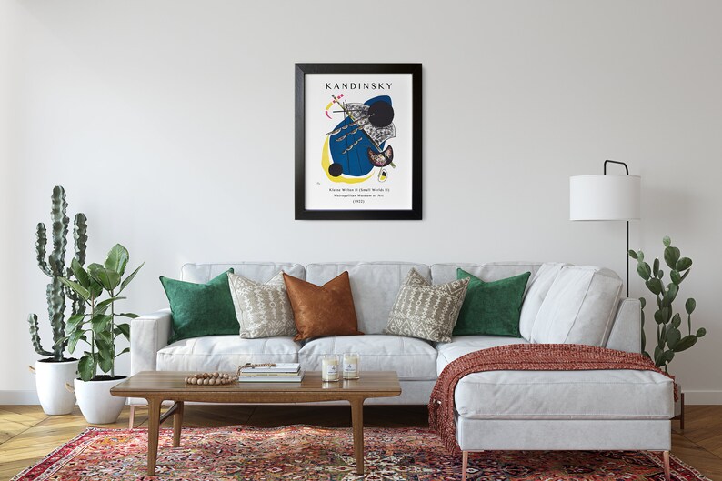 Kandinsky Bauhaus Print, Biomorphic Print, Abstract Modern Wall Decor ...