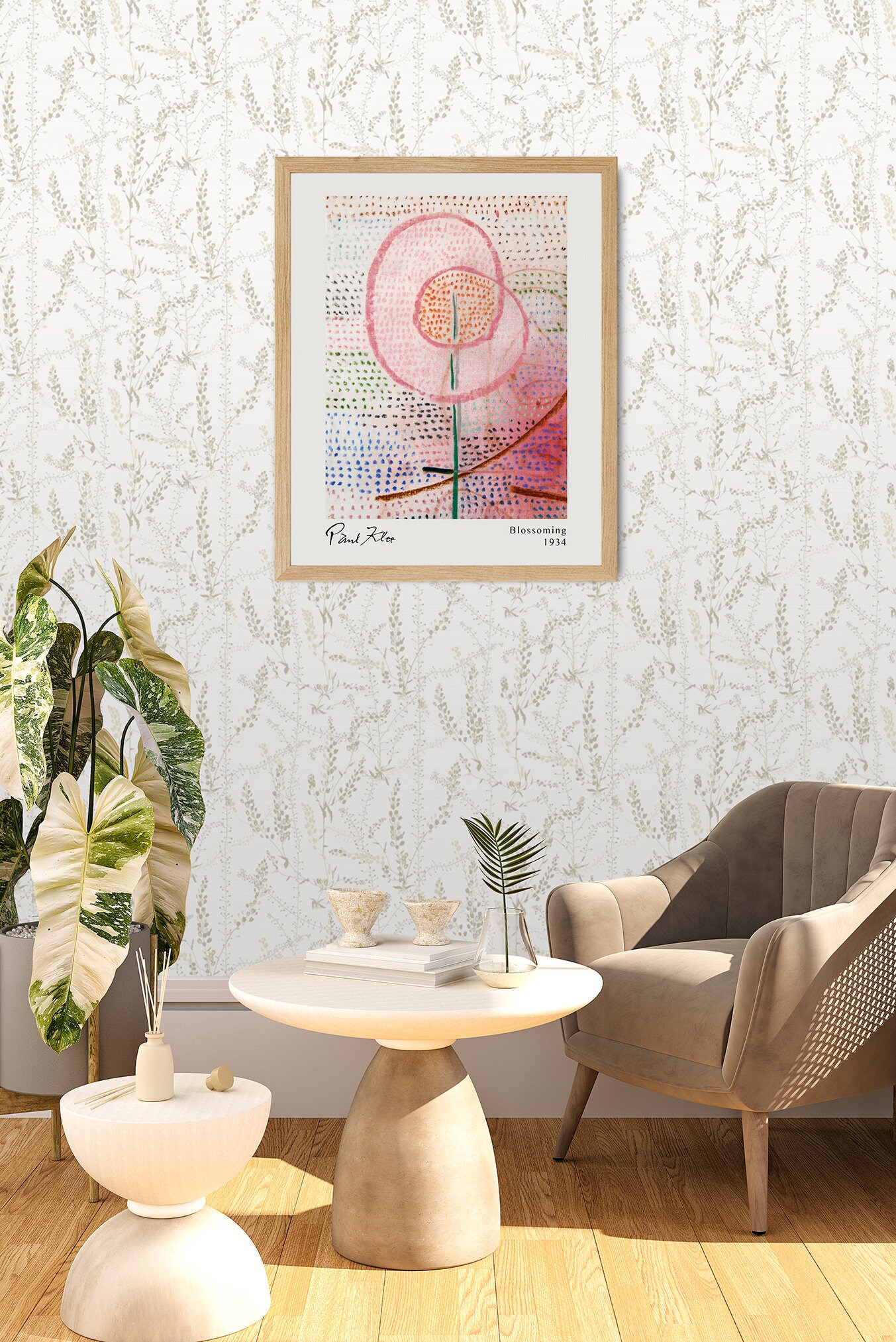 Paul Klee Poster Paul Klee Flower Print Art Exhibition - Etsy