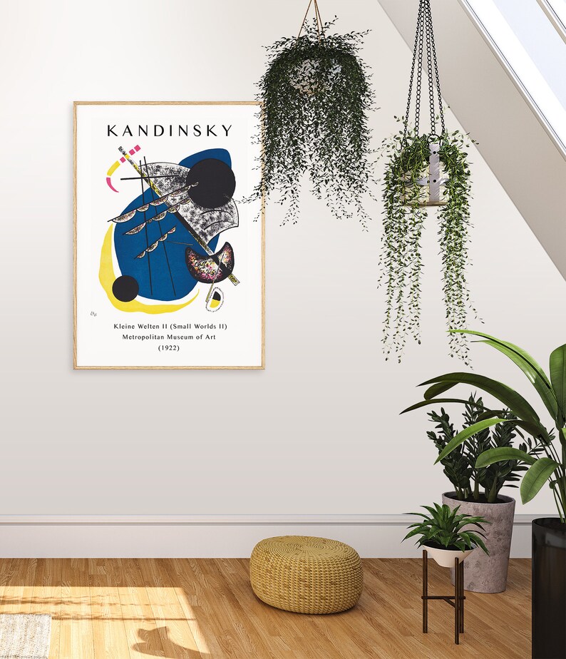 Kandinsky Bauhaus Print, Biomorphic Print, Abstract Modern Wall Decor ...