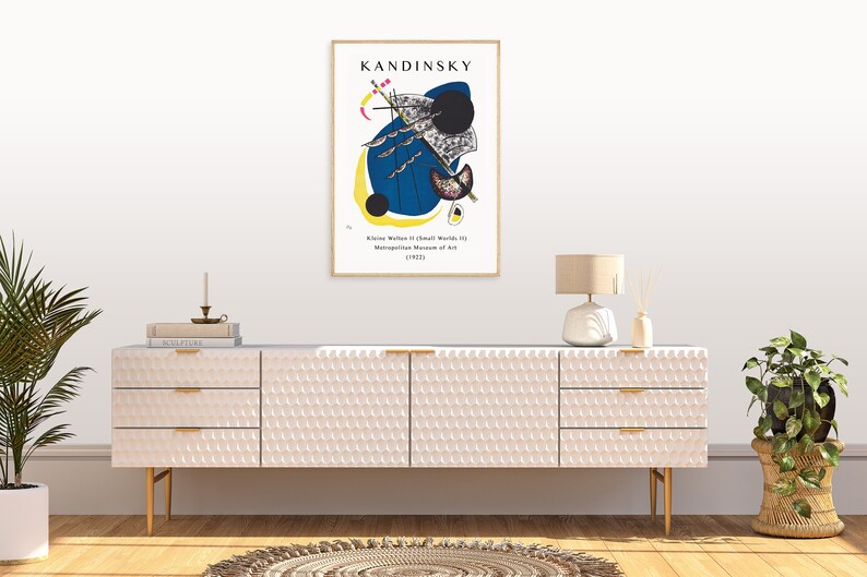 Kandinsky Bauhaus Print, Biomorphic Print, Abstract Modern Wall Decor ...