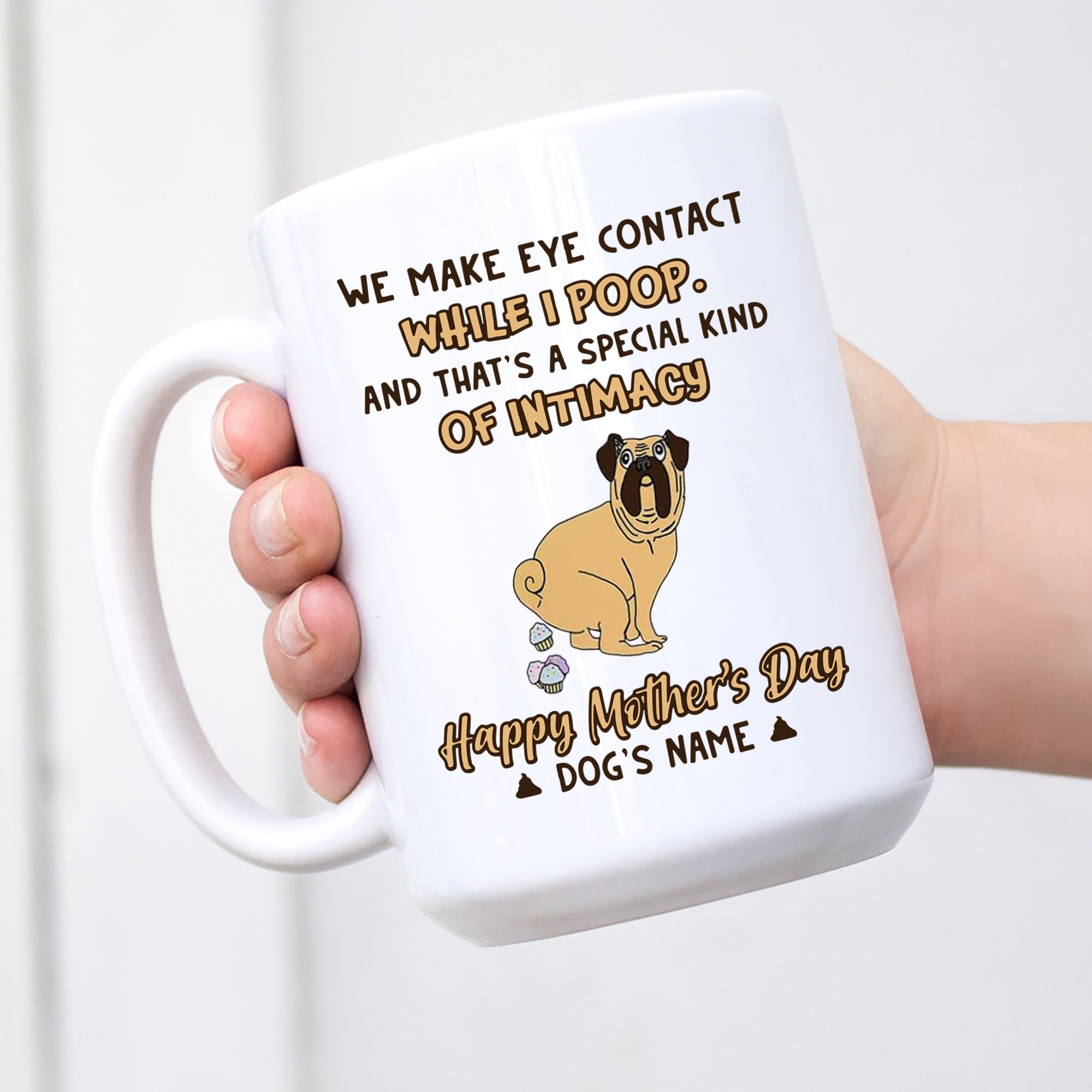 Personalized We Make Eye Contact While I Poop and That's A - Etsy