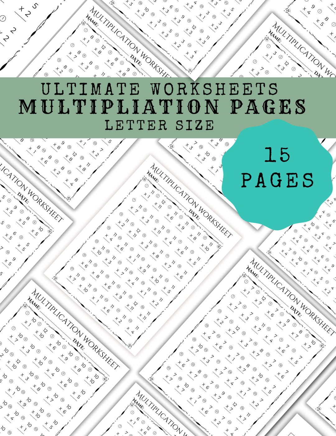 4th Grade Math Worksheets, Multiplication Sheets, Math Worksheets ...