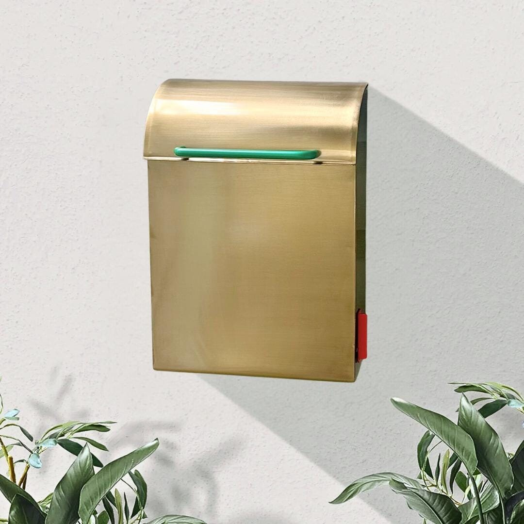 Wall Mounted Mailbox | Metal Mailbox | Modern Mailbox | Colorful ...