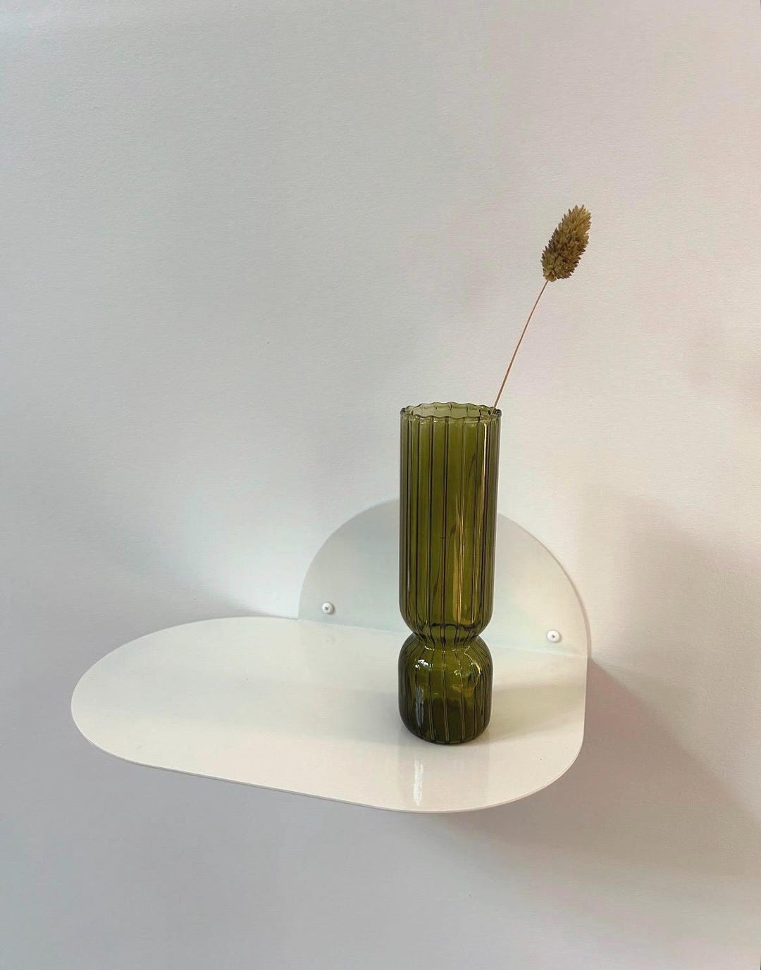 Modern Oval Shelf | Metal Wall Shelf | Minimalist Dislay Shelf | Small ...