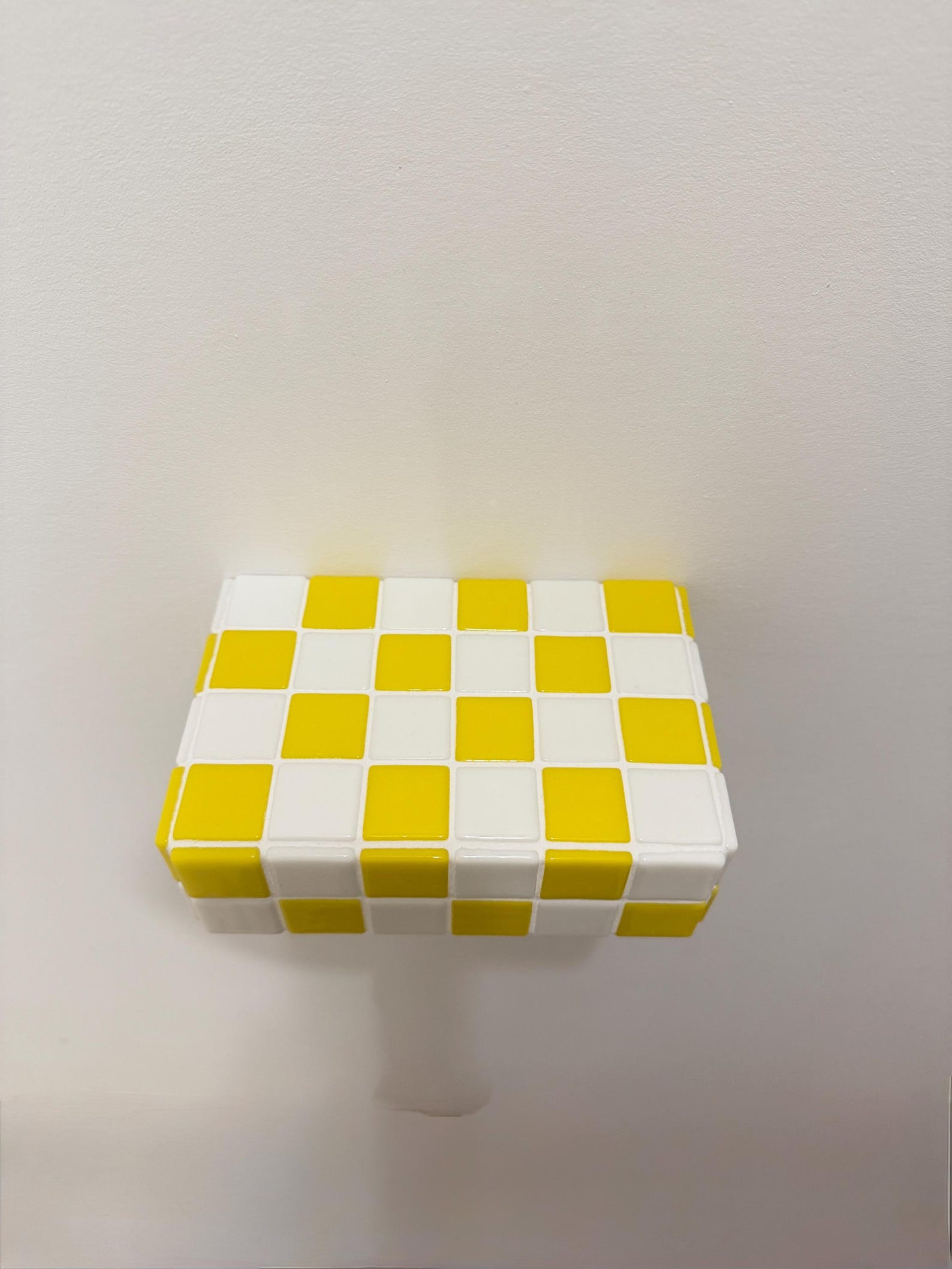 Checkered Tile Floating Wall Shelf | Colorful Shelf | Modern Wall ...