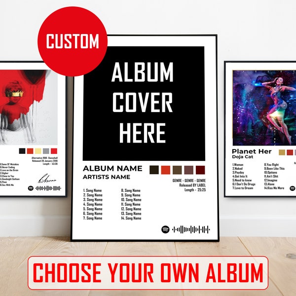 Album Wall Art - Etsy