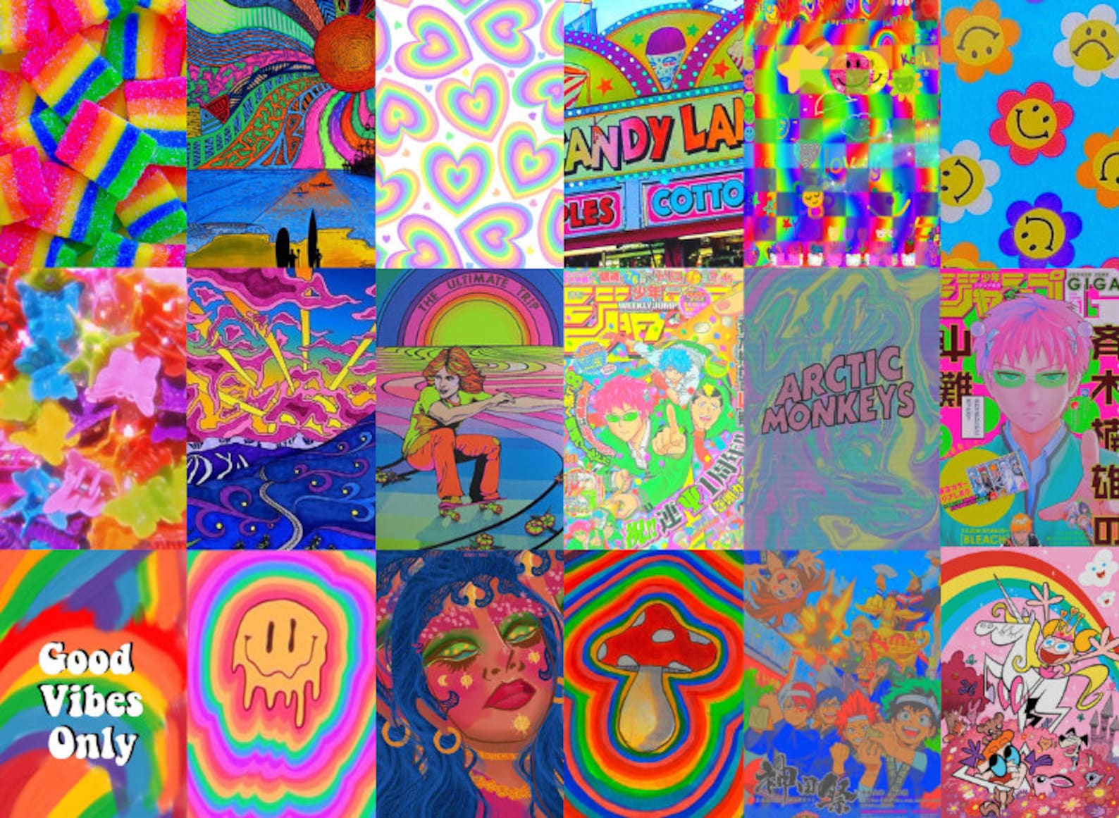 110pcs Indie Wall Collage Kit Indie Wall Collage Retro Wall - Etsy