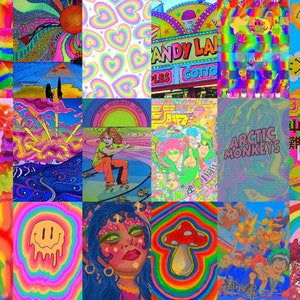 110pcs Indie Wall Collage Kit Indie Wall Collage Retro Wall - Etsy