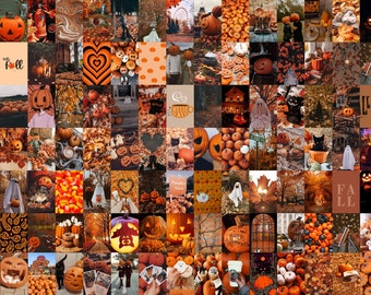 Cozy Autumn Wall Collage Kit 75 PCS Fall Aesthetic Soft - Etsy