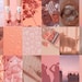 115 Peachy Pink Aesthetic Wall Collage Kit, VSCO Girl Room Decor, Peach ...