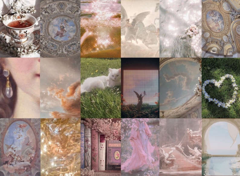 110 PCS Angel Core Aesthetic Wall Collage Kit Dreamy Wall - Etsy