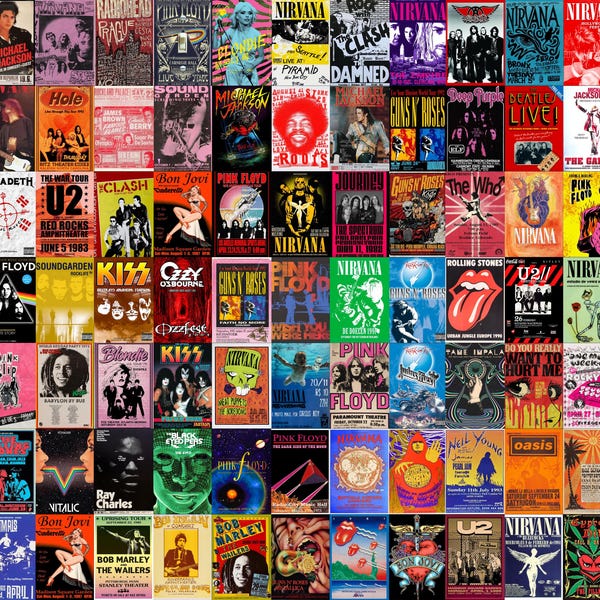 Concert Posters - Etsy