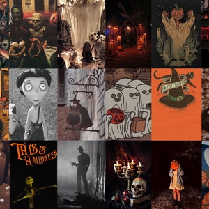 110PCS Halloween Wall Collage Kit, Halloween Collage Kit, Fall Wall ...