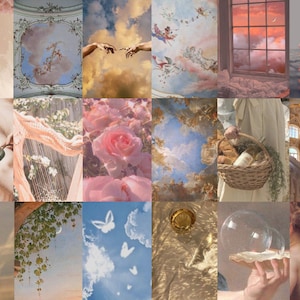 110 PCS Angel Core Aesthetic Wall Collage Kit | Dreamy Wall Art ...