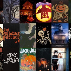 110PCS Halloween Wall Collage Kit, Halloween Collage Kit, Fall Wall ...