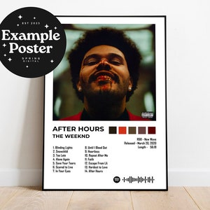 Custom Album Cover Poster Album Prints Music Poster - Etsy