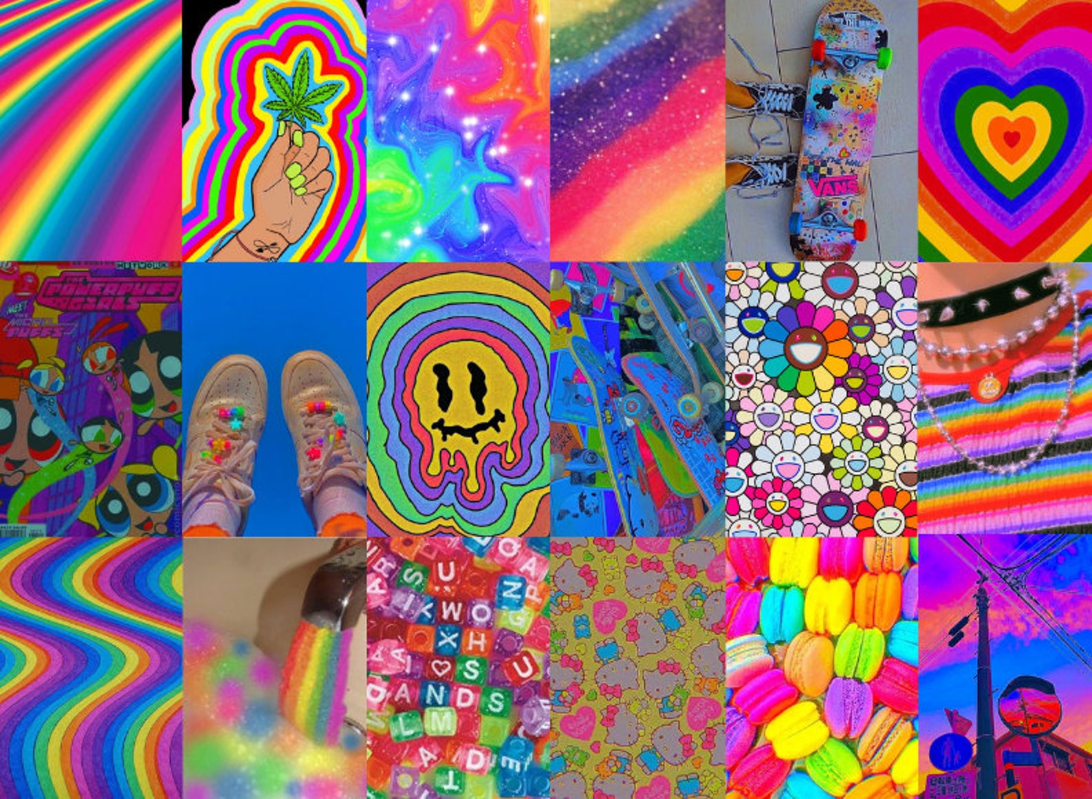 110pcs Indie Wall Collage Kit Indie Wall Collage Retro Wall - Etsy