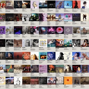 1200PCS Minimalist Album Cover Poster, Album Prints, Music Wall Decor ...