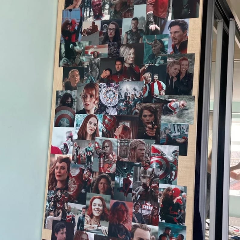 100pcs Marvel Aesthetic Wall Collage Marvel Collage Kit Red - Etsy