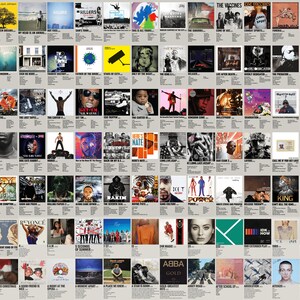 1200PCS Minimalist Album Cover Poster, Album Prints, Music Wall Decor ...