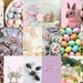 Easter Wall Digital Collage Sheets, Rainbow Easter Wall Collage, Easter ...