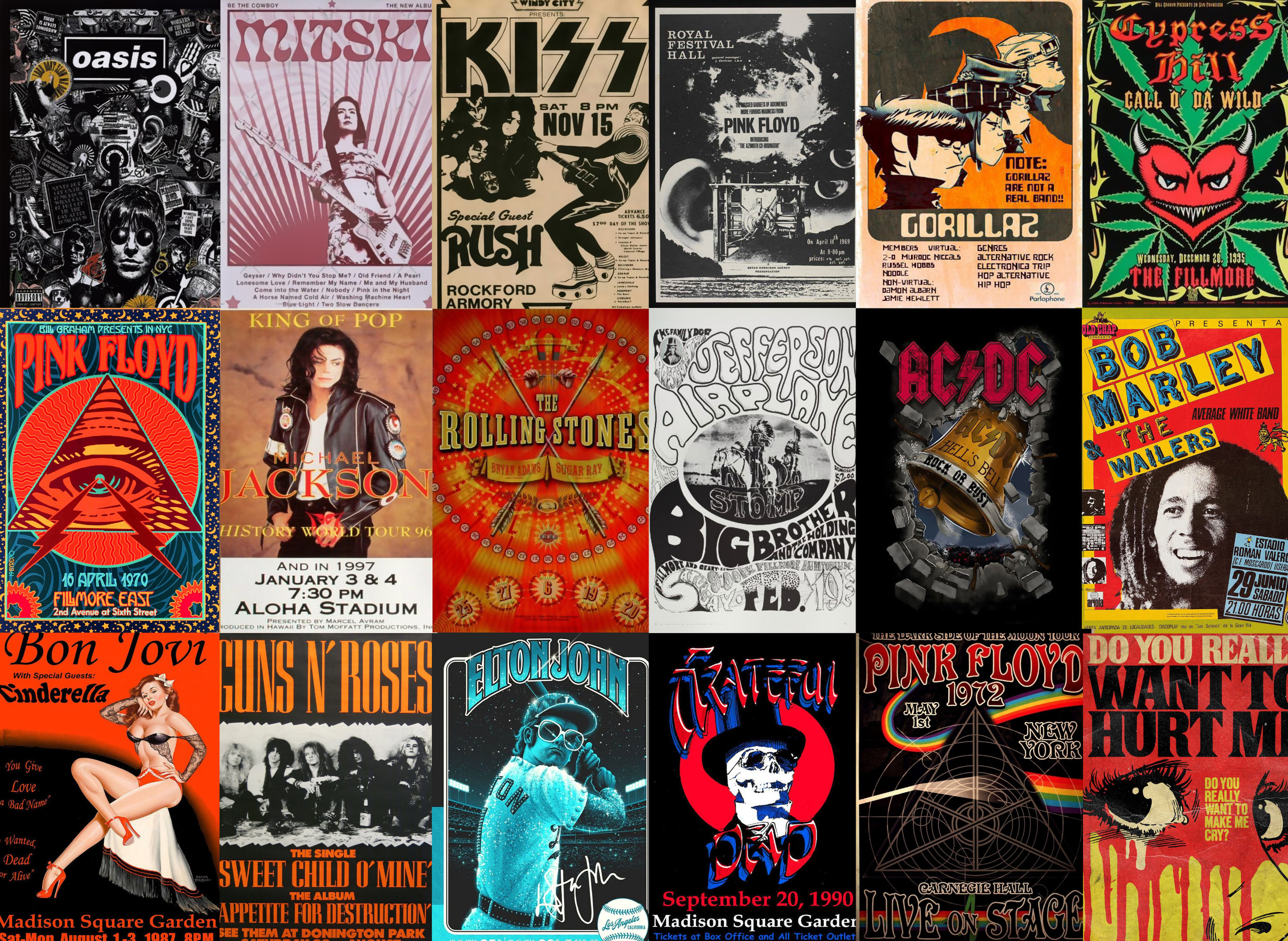 1970s Rock Posters