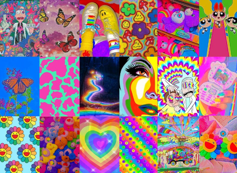 110pcs Indie Wall Collage Kit Indie Wall Collage Retro Wall - Etsy