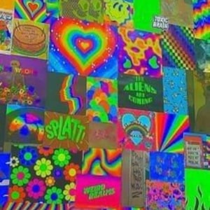 110pcs Indie Wall Collage Kit, Indie Wall Collage, Retro Wall Collage ...