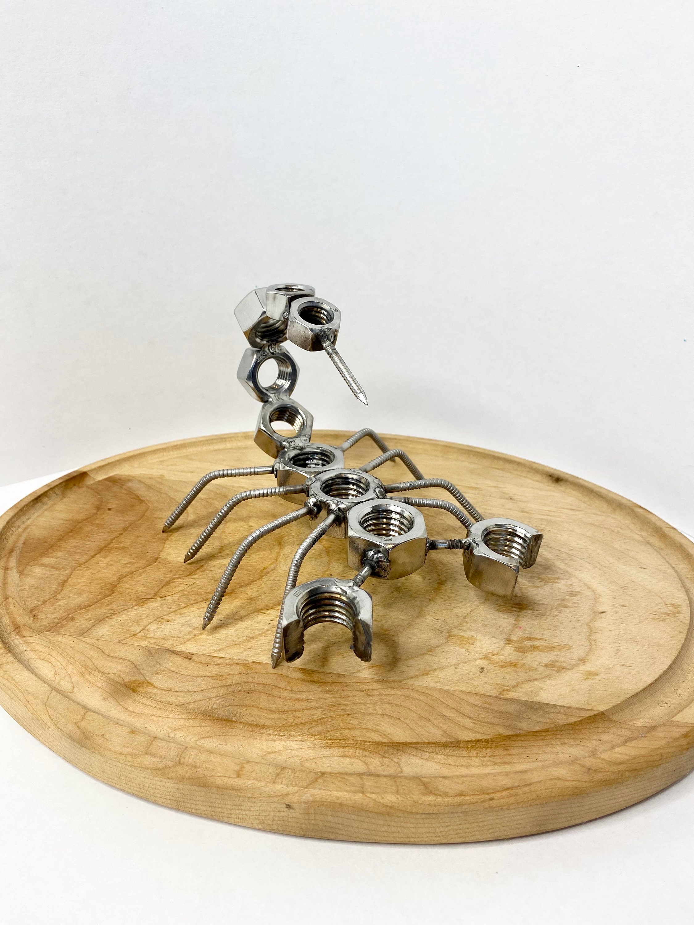 Metal Scorpion/scorpio Sculpture Out of Nuts & Bolts - Etsy
