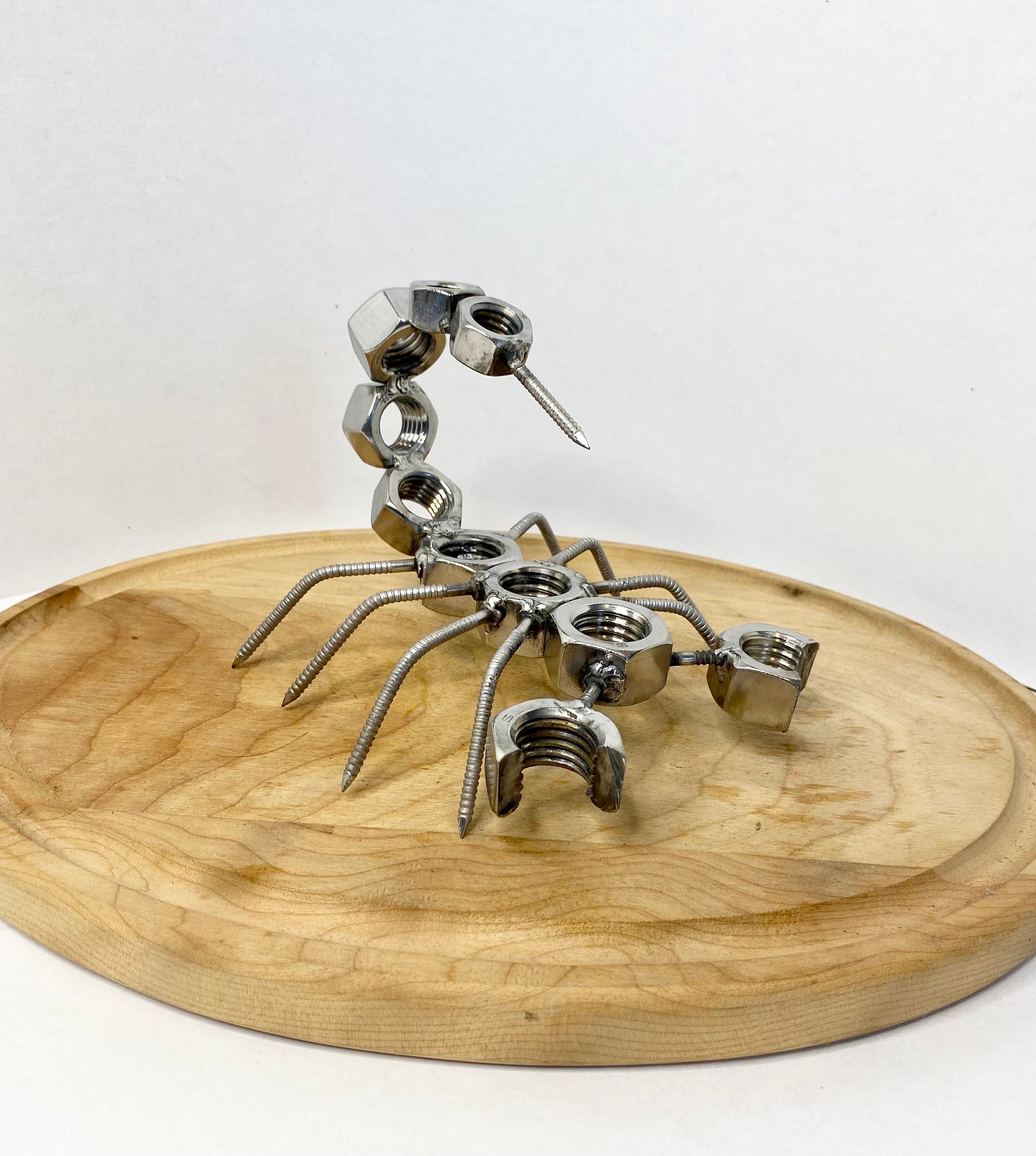 Metal Scorpion/scorpio Sculpture Out of Nuts & Bolts - Etsy