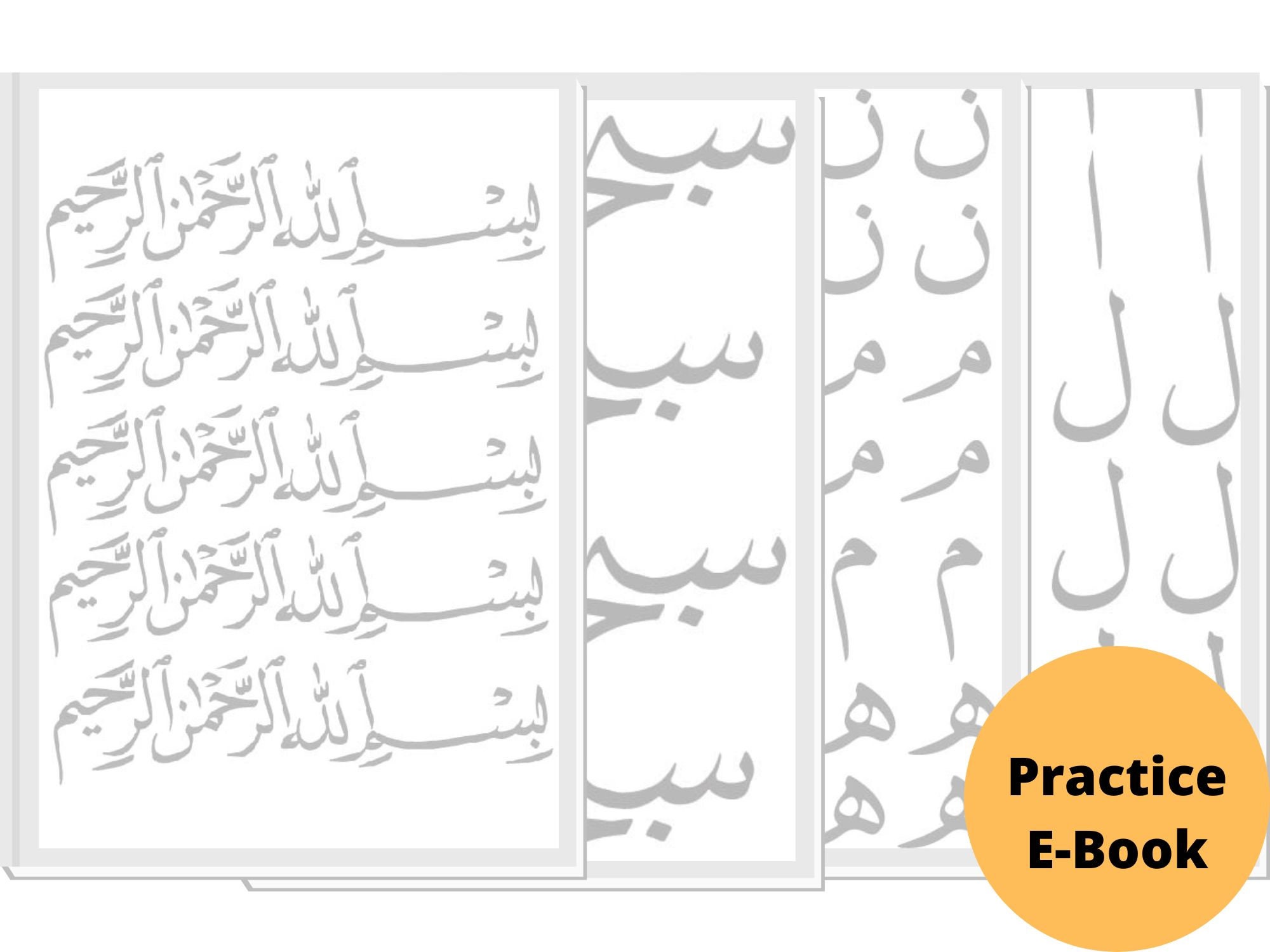 Arabic Calligraphy Tasbeehat Practice Printable- Naskh Ebook - Etsy UK