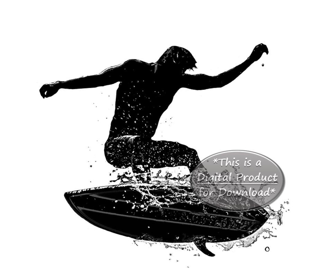 Wakesurf PNG Wakesurfing Clipart Digital Download Wake - Etsy