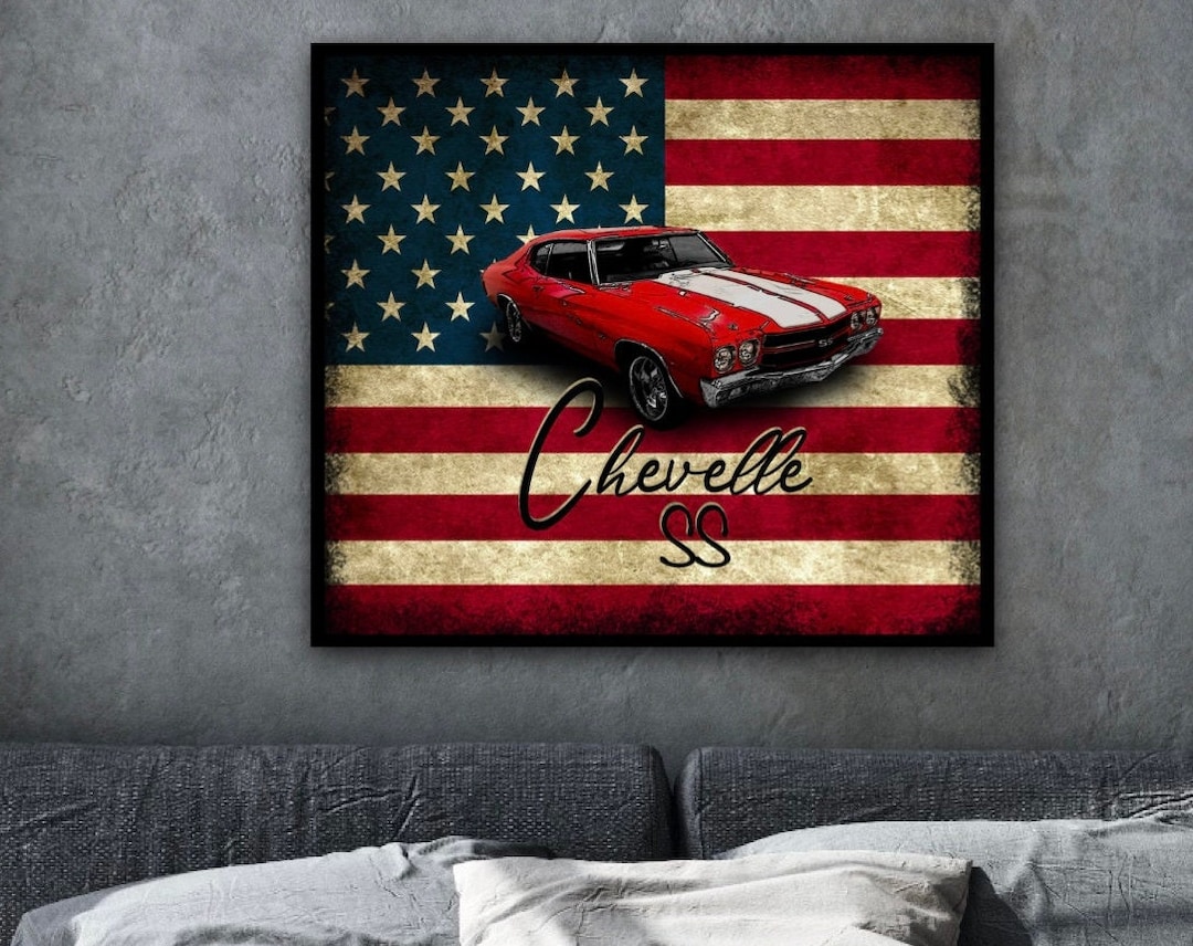 1970 Chevelle Ss Chevelle Car Poster Art Print Masculine - Etsy