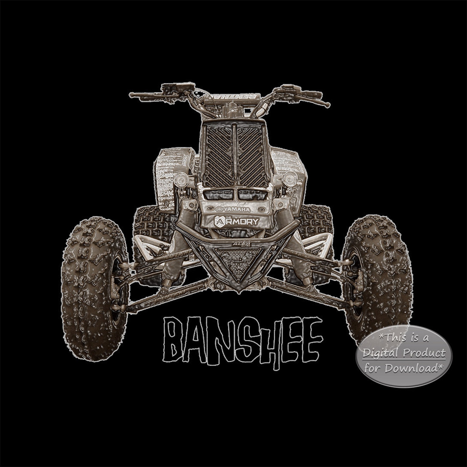 Yamaha Banshee Png ATV Svg 4 Wheeler Png Sublimation DTG - Etsy Israel