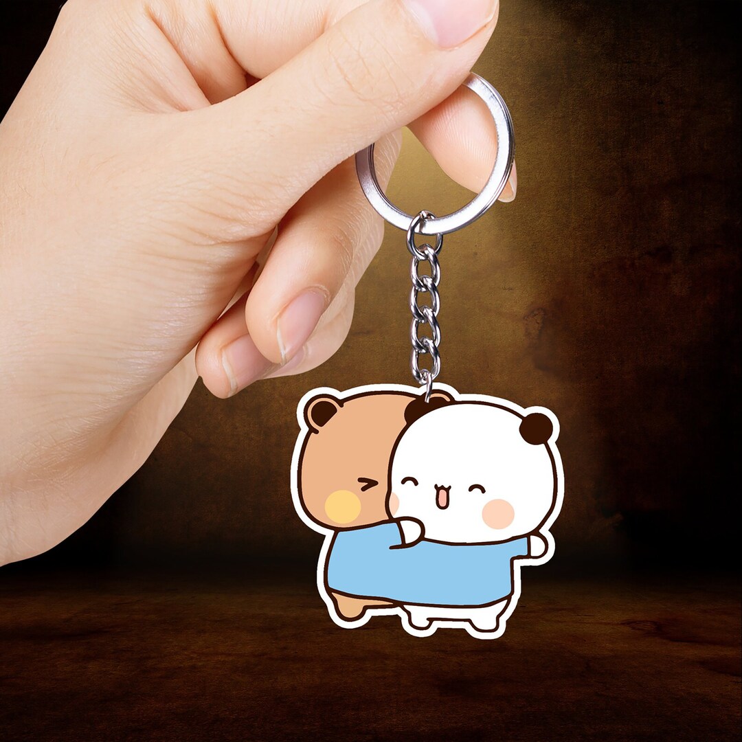 Funny Bubu Dudu Love Acrylic Keychain - Etsy
