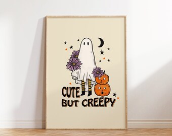 Cute Halloween Poster - Etsy