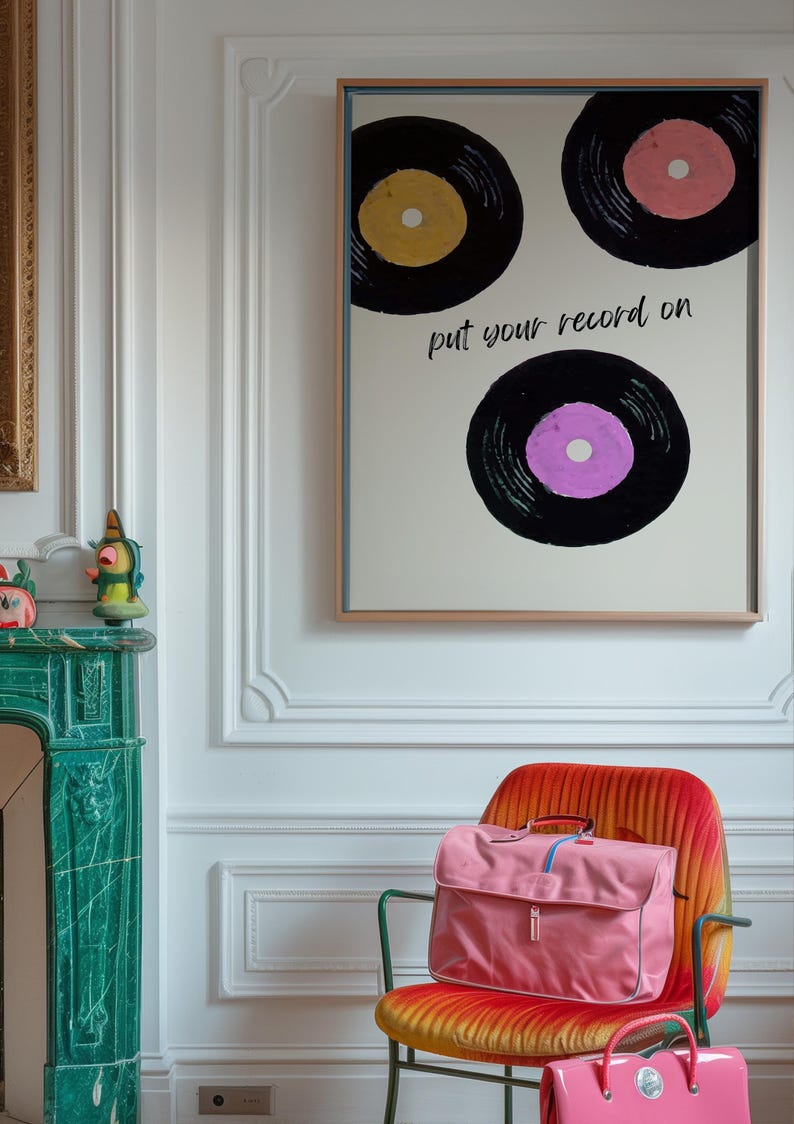 Put Your Record on Print | Retro Vinyl Record Wall Art | Music Poster ...
