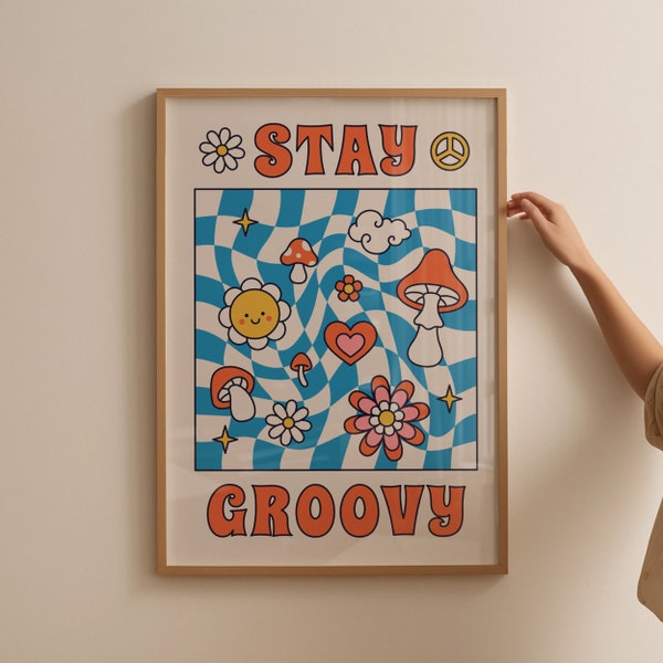 Groovy Wall Poster - Etsy