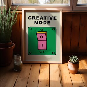 Creative Mode Wall Print, Digital Download Print, Colorful Poster ...