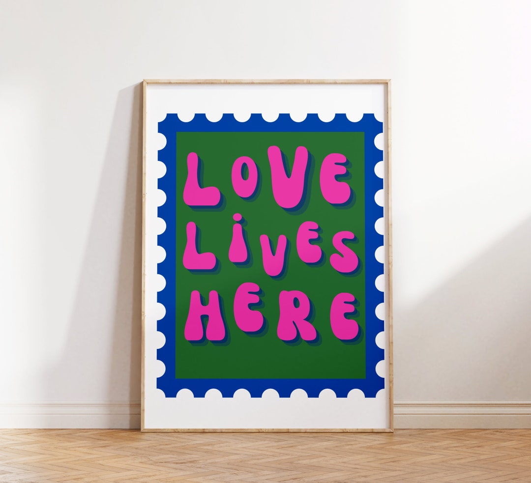 Retro Wall Art, Green Poster, Wall Decor, Trendy Print, Aesthetic Print ...