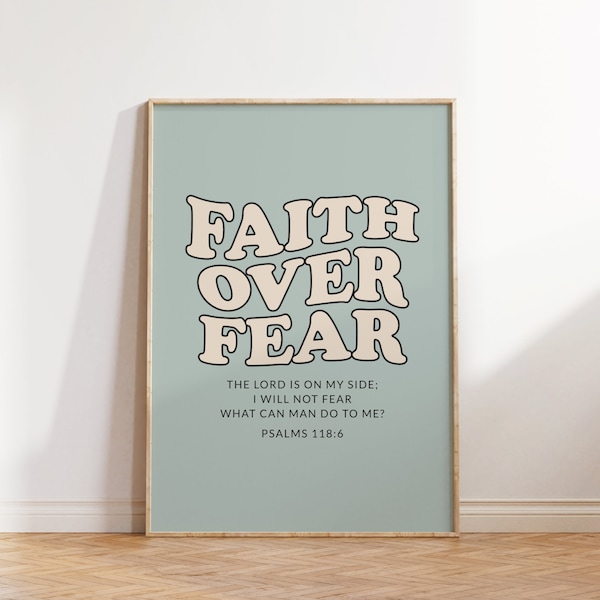 Faith Over Fear - Etsy