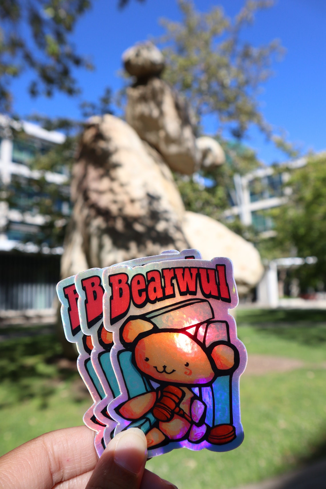 UCSD Sun God and Bear Warren (bearl) Stickers - Etsy